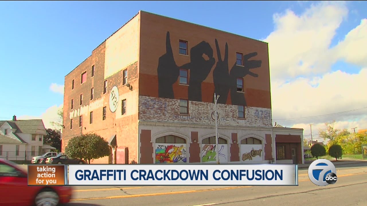 Graffiti crackdown confusion - YouTube