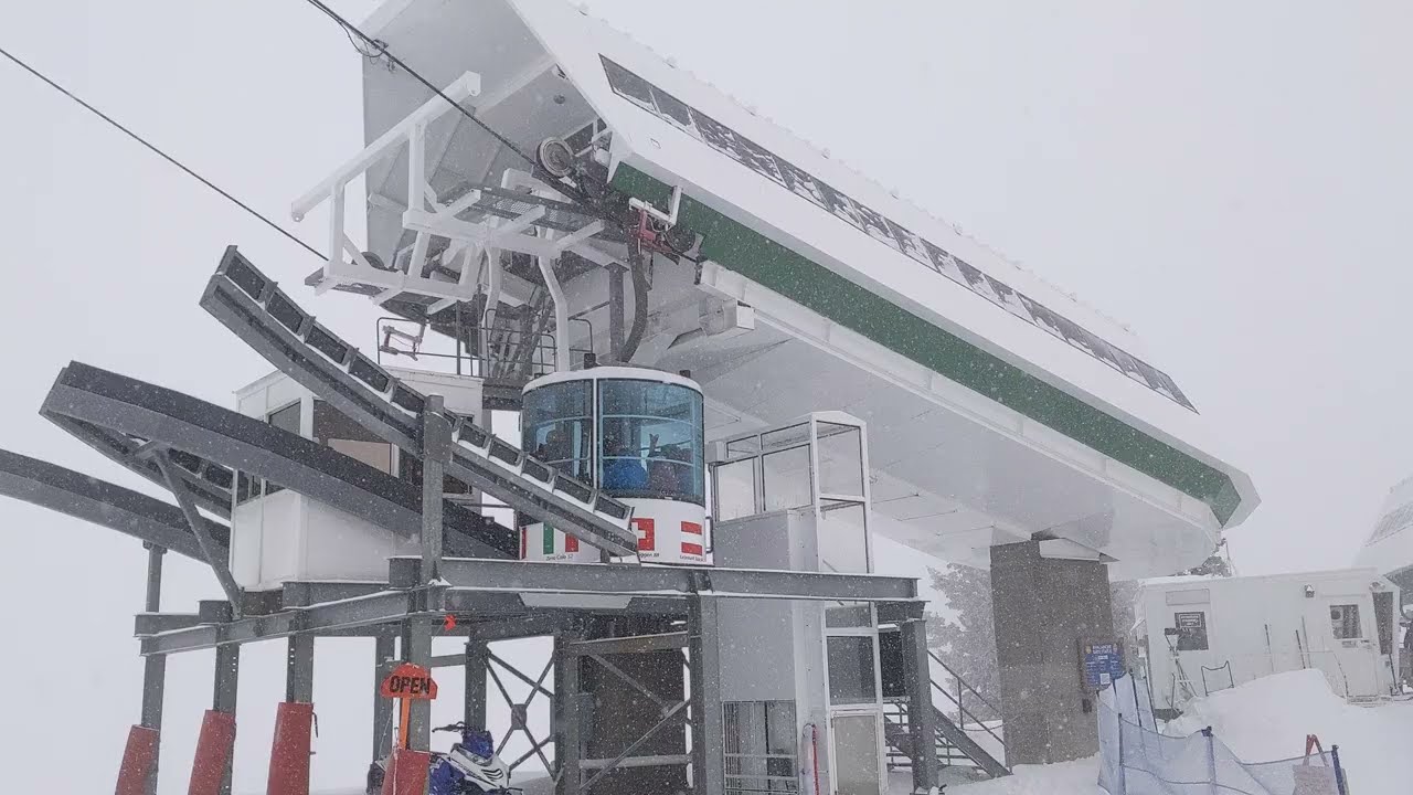 Allen Peak Tram Startup – Snowbasin, UT Doppelmayr 1998 - YouTube