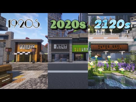 Through The Decades in Minecraft (Combined)