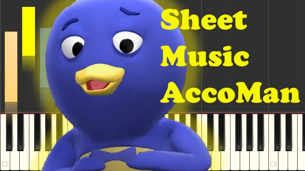 The Backyardigans International Super Spy Piano Sheet Music - YouTube