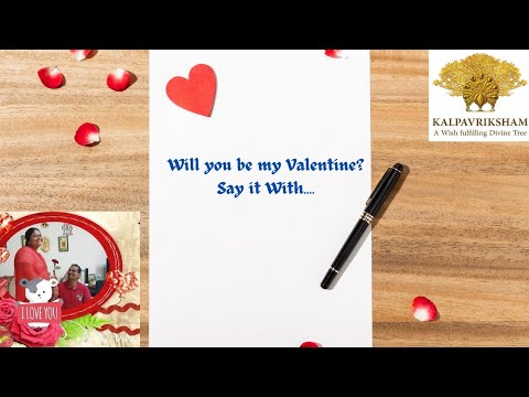 Will you be my Valentine? Say it With Poem....Contest.. - YouTube