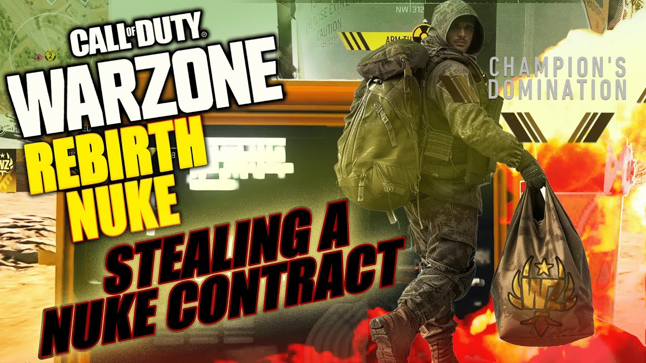 Stealing and Arming a Nuke in Rebirth Island - Warzone 3 - YouTube