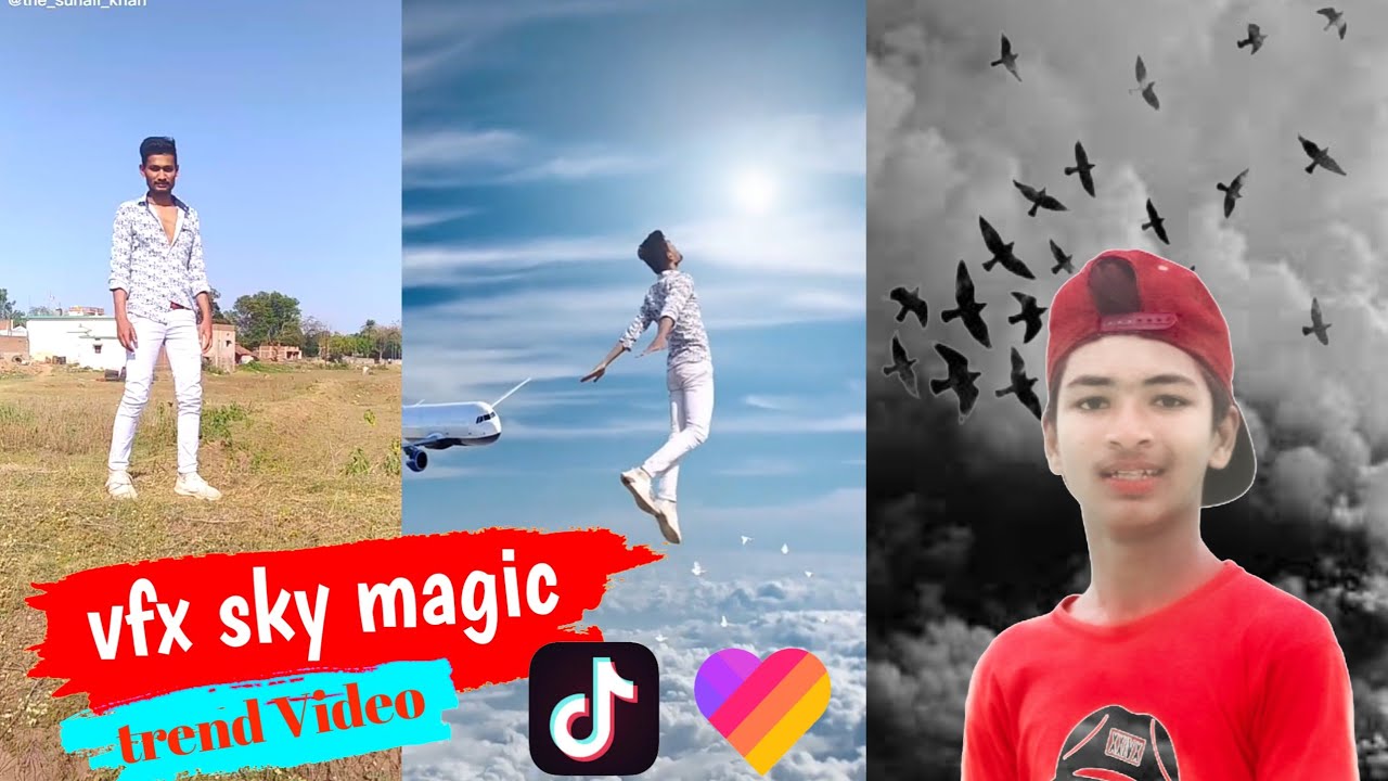 Tik Tok End Likee Tutorial | VFX Editing tutorial | Fiy in sky Editing ...