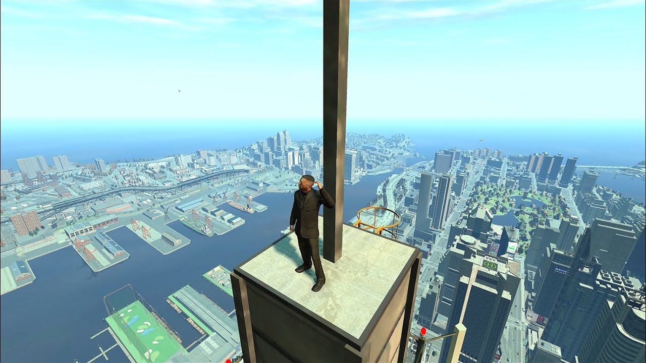 The view from the highest point of Liberty City [4K/60FPS] - YouTube