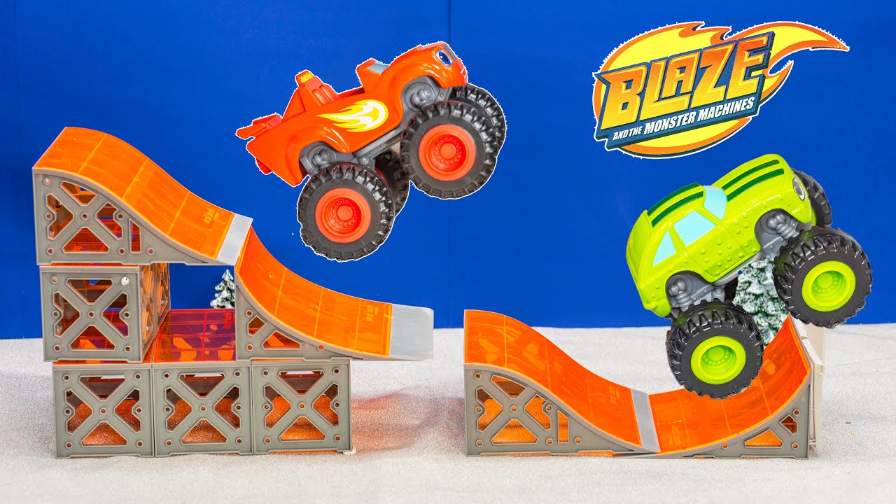 Blaze and the Monster Machines Has a Monster Truck Jumping Contest ...