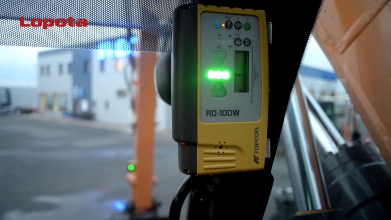 Kabinový displej Topcon RD-100W - YouTube