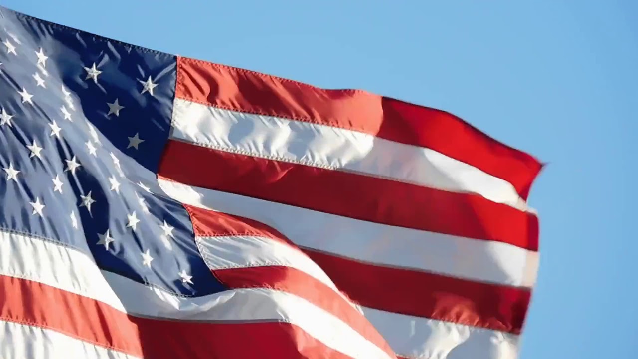 American Flag - Free Stock Creative Commons Video - YouTube