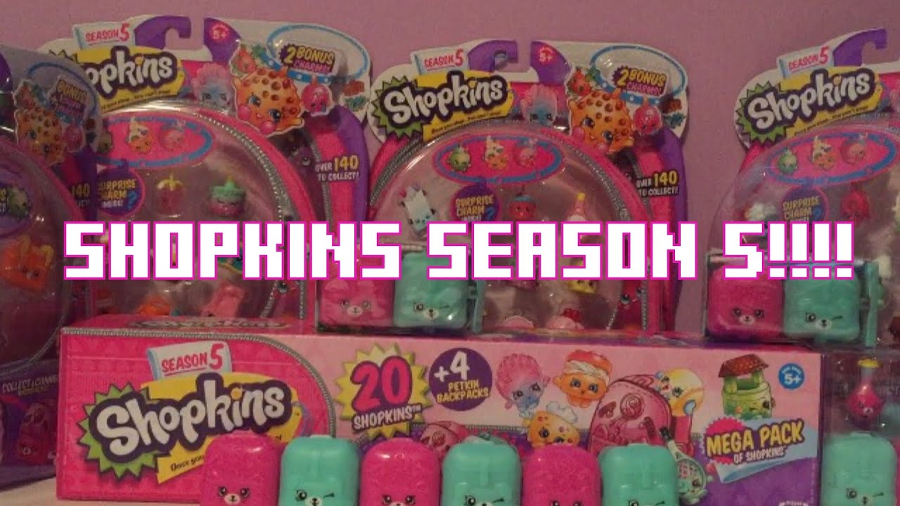 HUGE SHOPKINS SEASON 5 OPENING! - YouTube