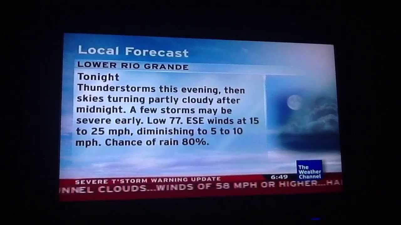 Twc severe thunderstorm warning local on the 8's 6/7/13 pm mcallen ...