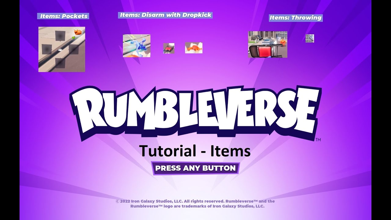 Rumbleverse Tutorial - All rules for the Items - YouTube
