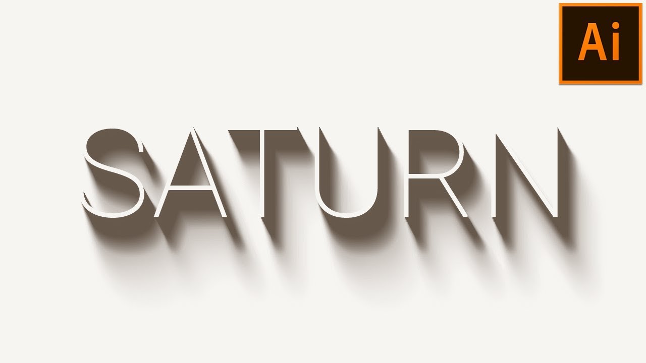 How to create Long Shadows in Illustrator | Adobe Illustrator Tutorial - YouTube