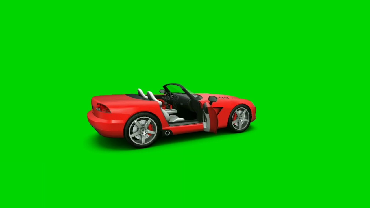 Red car greenscreen animation #greenscreen #chromakey #Monzo - YouTube