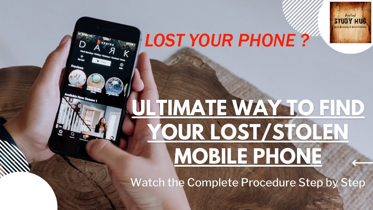 Ultimate Way to Track Lost Mobile Phone 📱 How to Find your Stolen ...