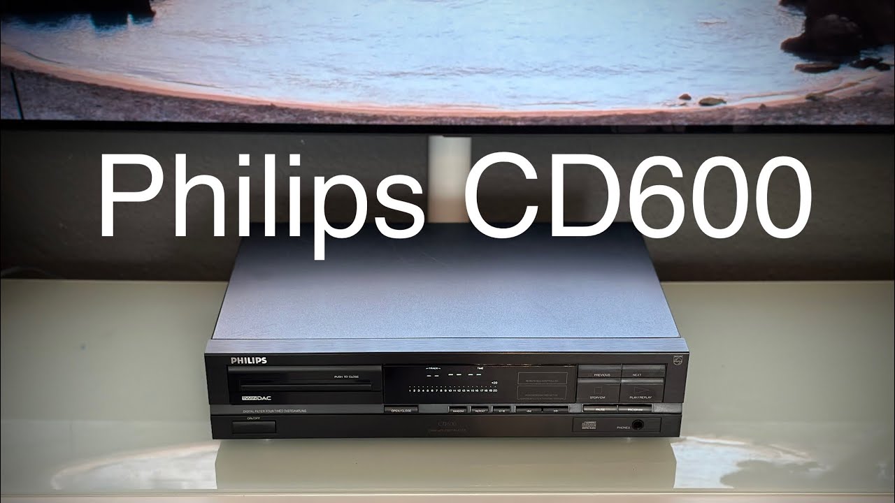 Philips CD600 cd player Test - YouTube