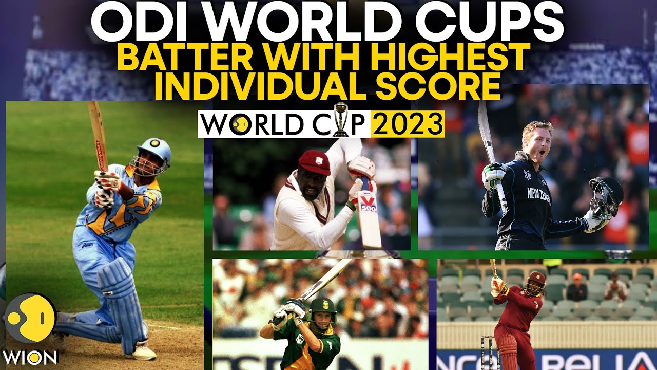 Batter with highest individual score in ICC ODI World Cups | WION ...