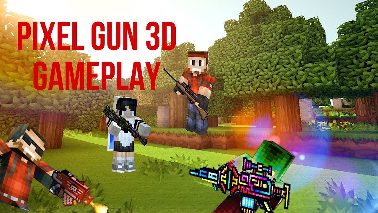 PIXEL GUN 3D GAMEPLAY!! - YouTube