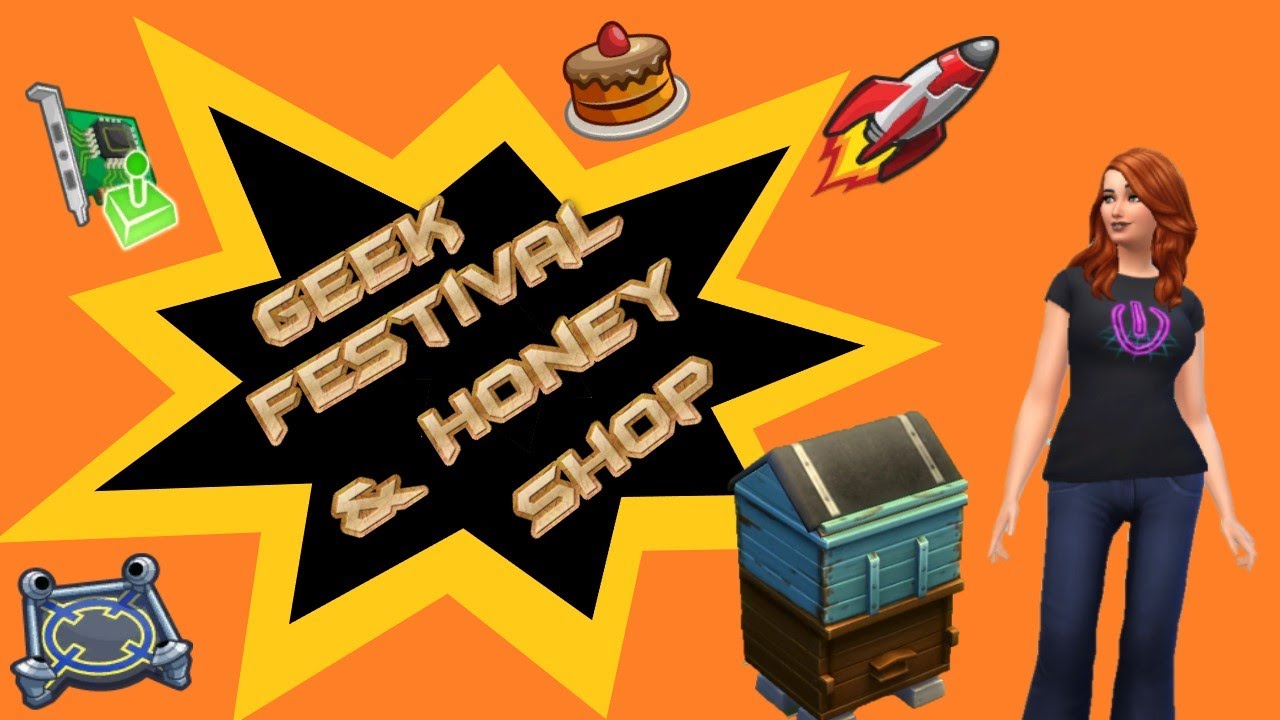KTA Geek Con And Honey Shop Sims 4 Ep 17 - YouTube