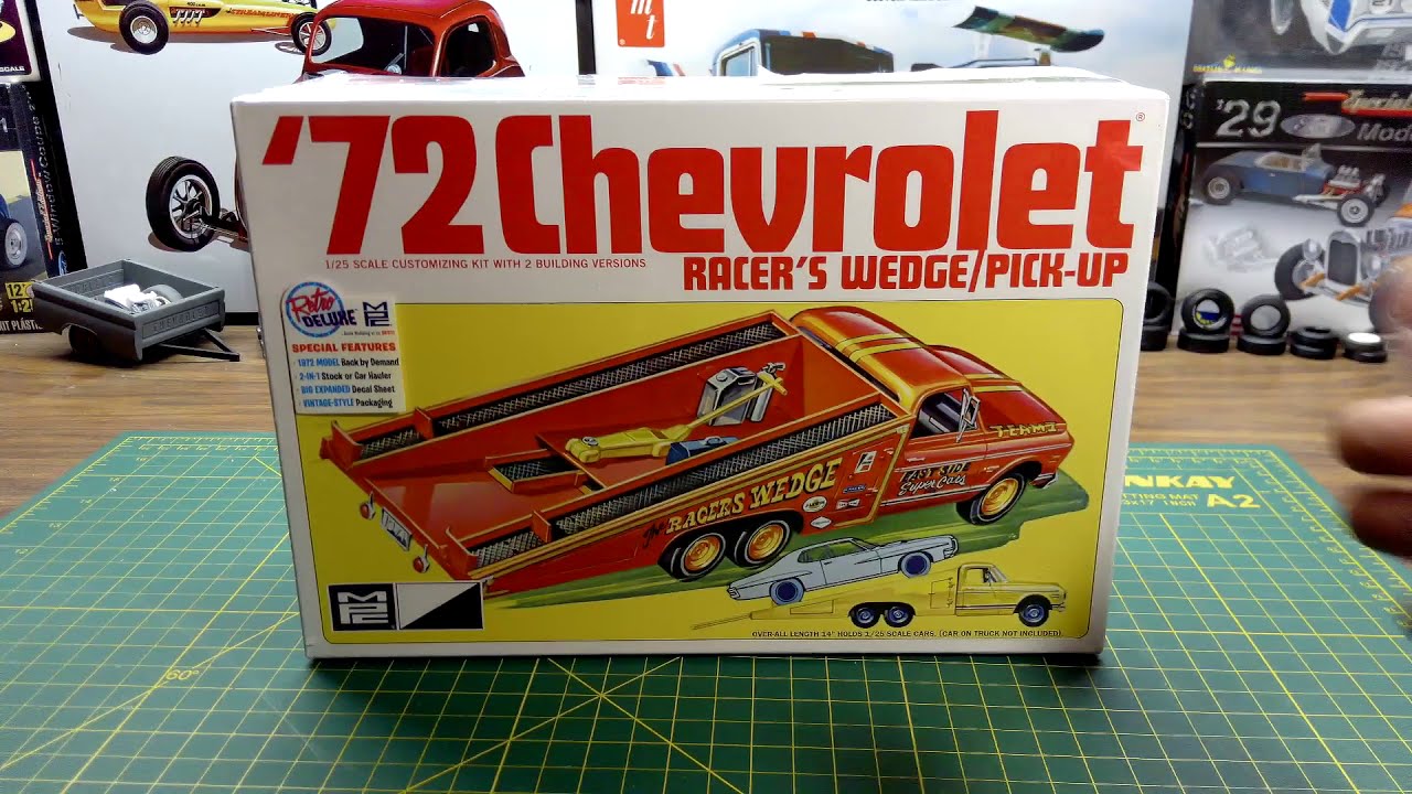 Unboxing the MPC 72 Chevrolet Racer's Wedge/ Pick Up - YouTube