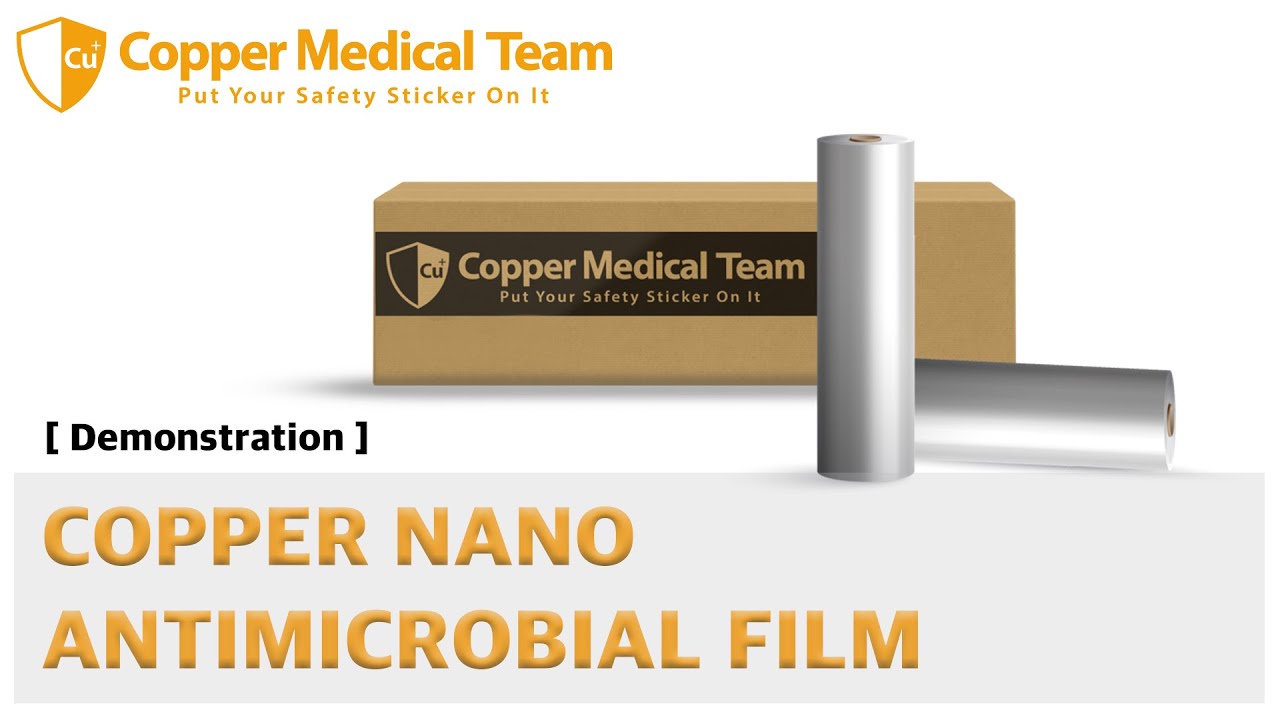 [COPPER MEDICAL TEAM] CMT Antimicrobial Film Demonstration video - YouTube