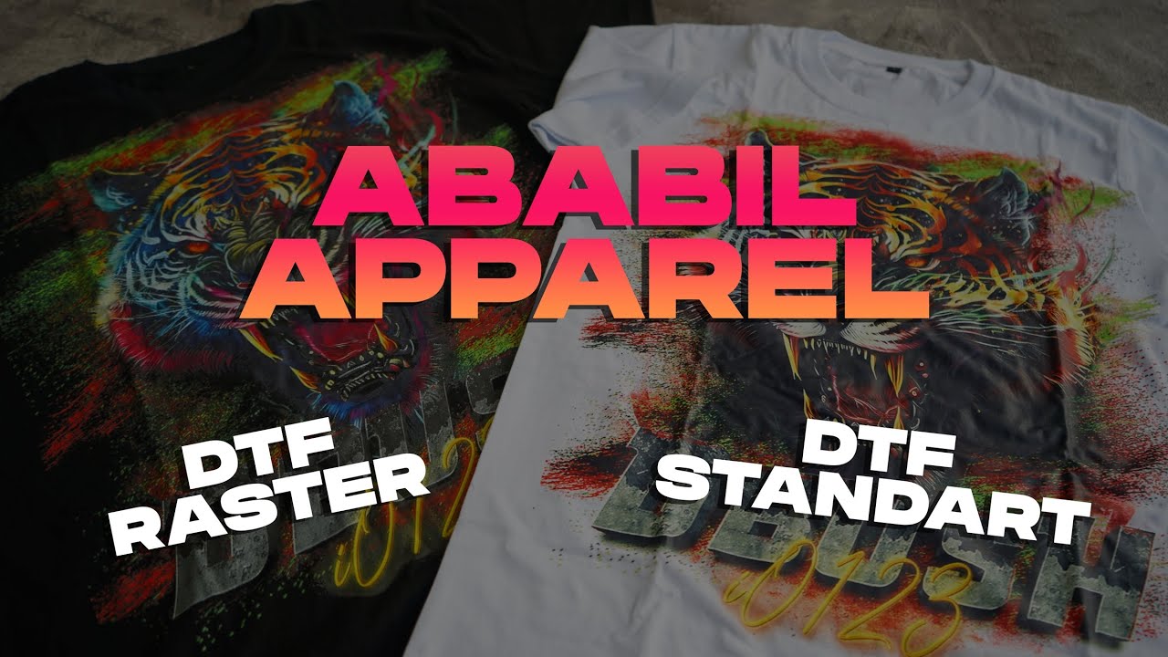 #HONESTREVIEW | Review Hasil DTF Raster | ABABIL APPAREL - YouTube