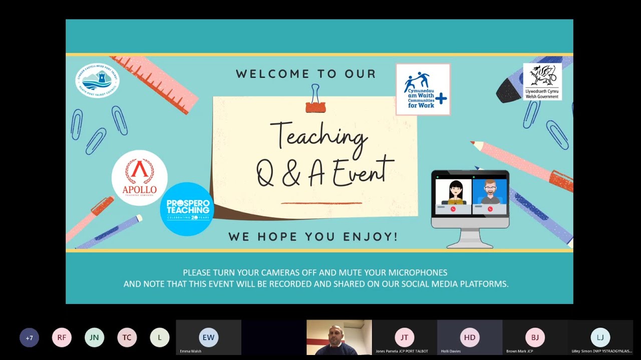 Teaching Agency Q & A event with Apollo Teaching Services and Prospero ...