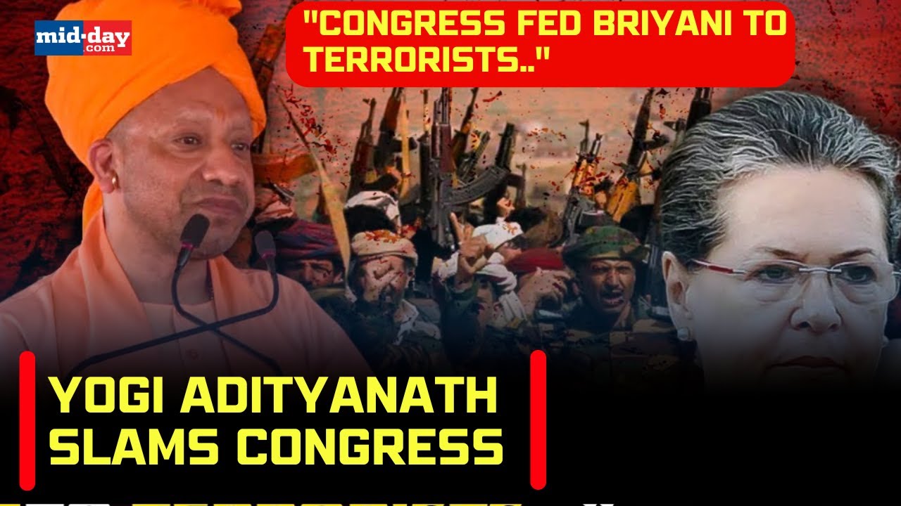 UP CM Yogi Adityanath Blasts Congress, Says 'They Starved Poor & Fed ...
