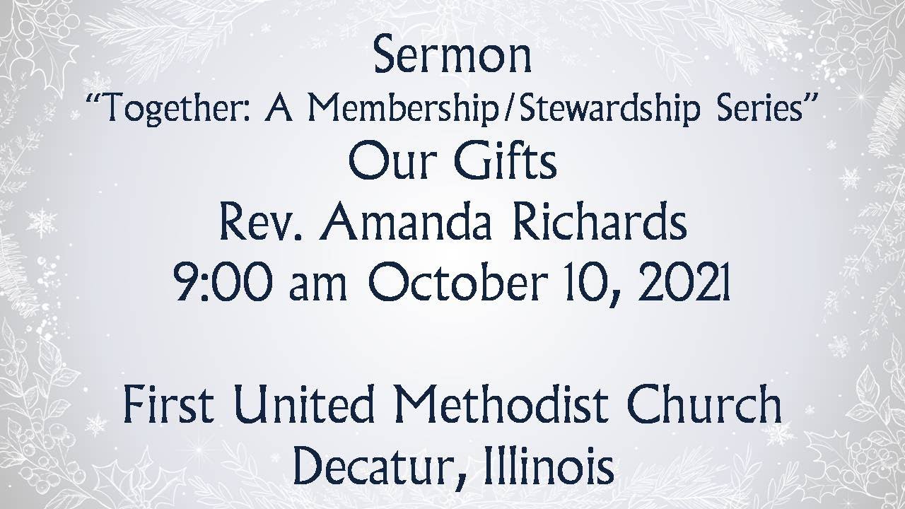First United Methodist Church, Decatur, IL 10 10 2021 - YouTube