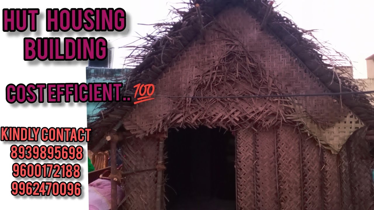 How to build a hut house | Hut house building - YouTube