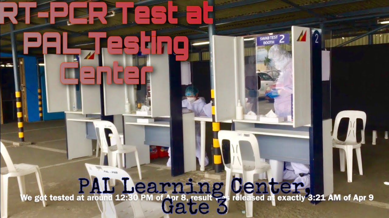 RT-PCR Test at PAL Testing Center Gate 3 | SWAB TEST - YouTube