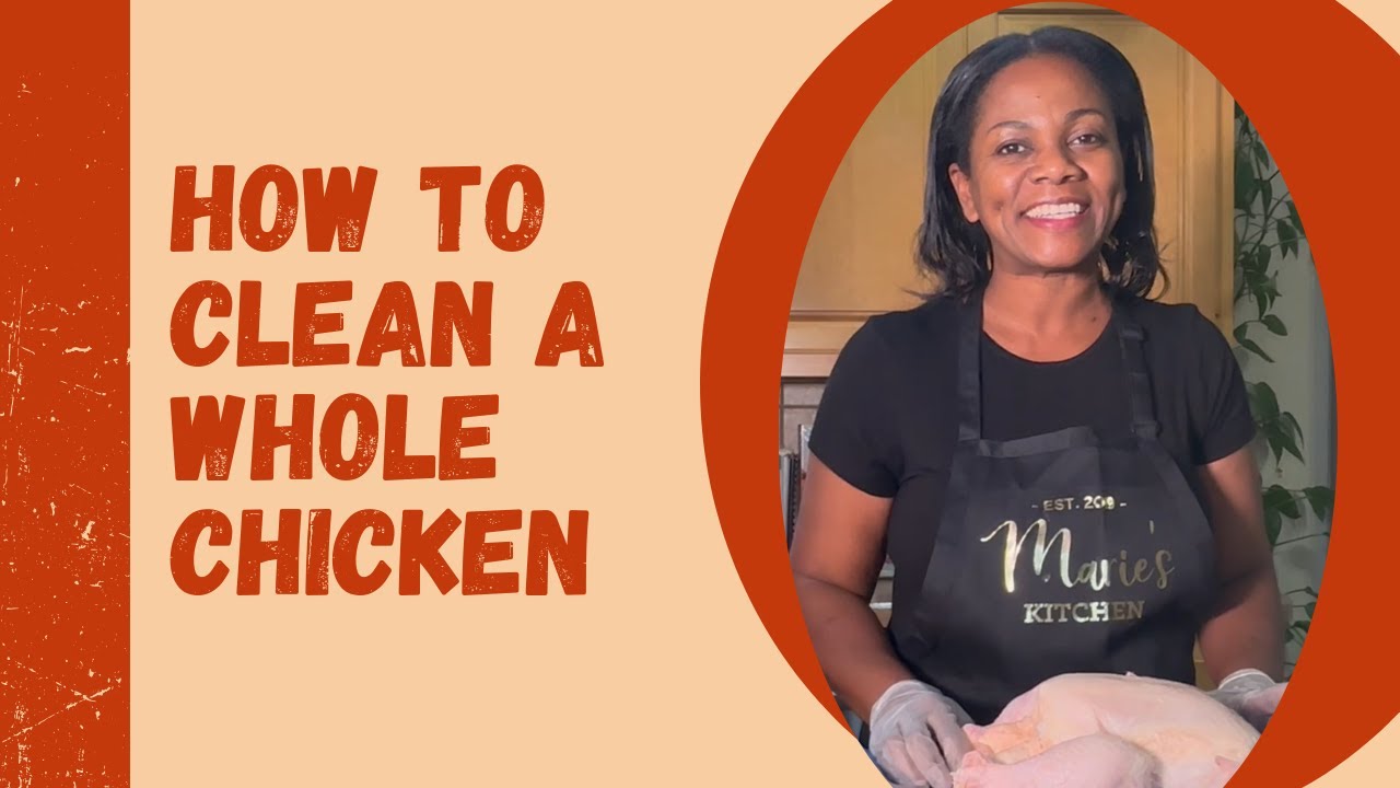 How To Clean A Whole Chicken | Fresh Seasoning! - YouTube