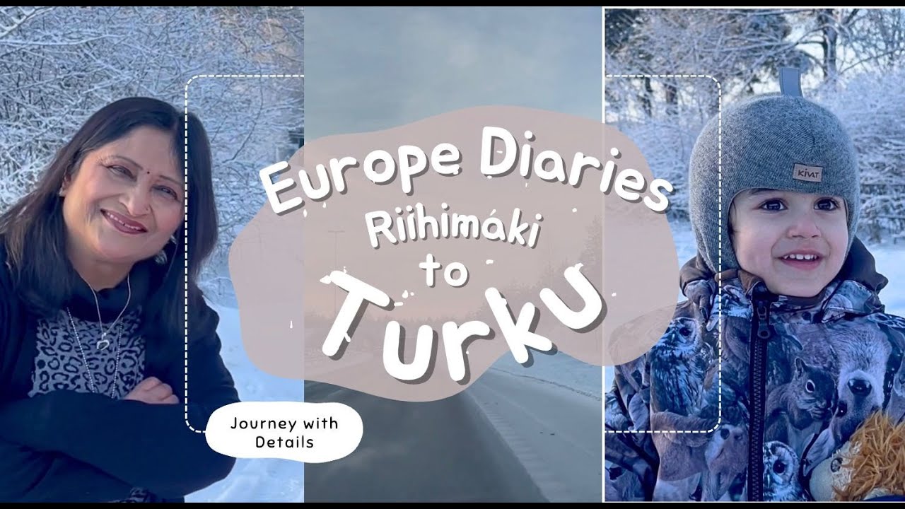 Finland Europe | Riihimaki to turku | snow in Finland | Road trip ...