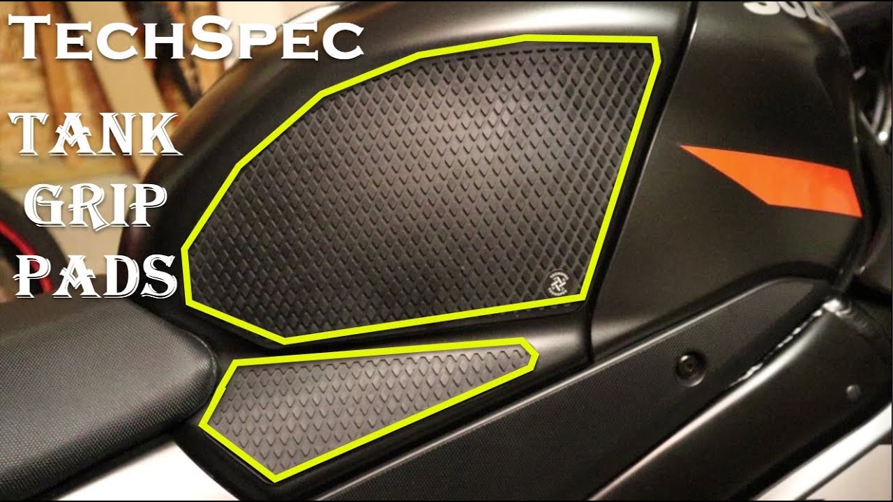 How to Install the TechSpec Tank Grip Pads on a 17-22 Gsxr1k-R - YouTube