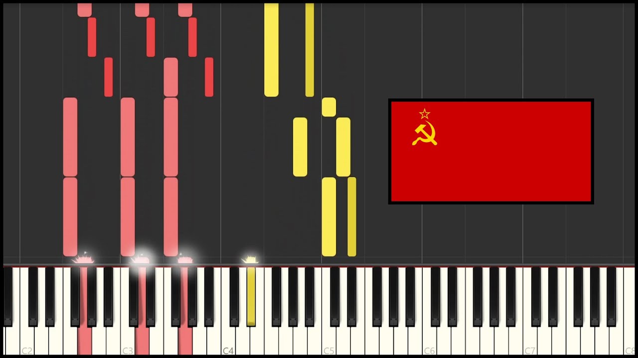 Soviet Union National Anthem (Piano Tutorial) - YouTube