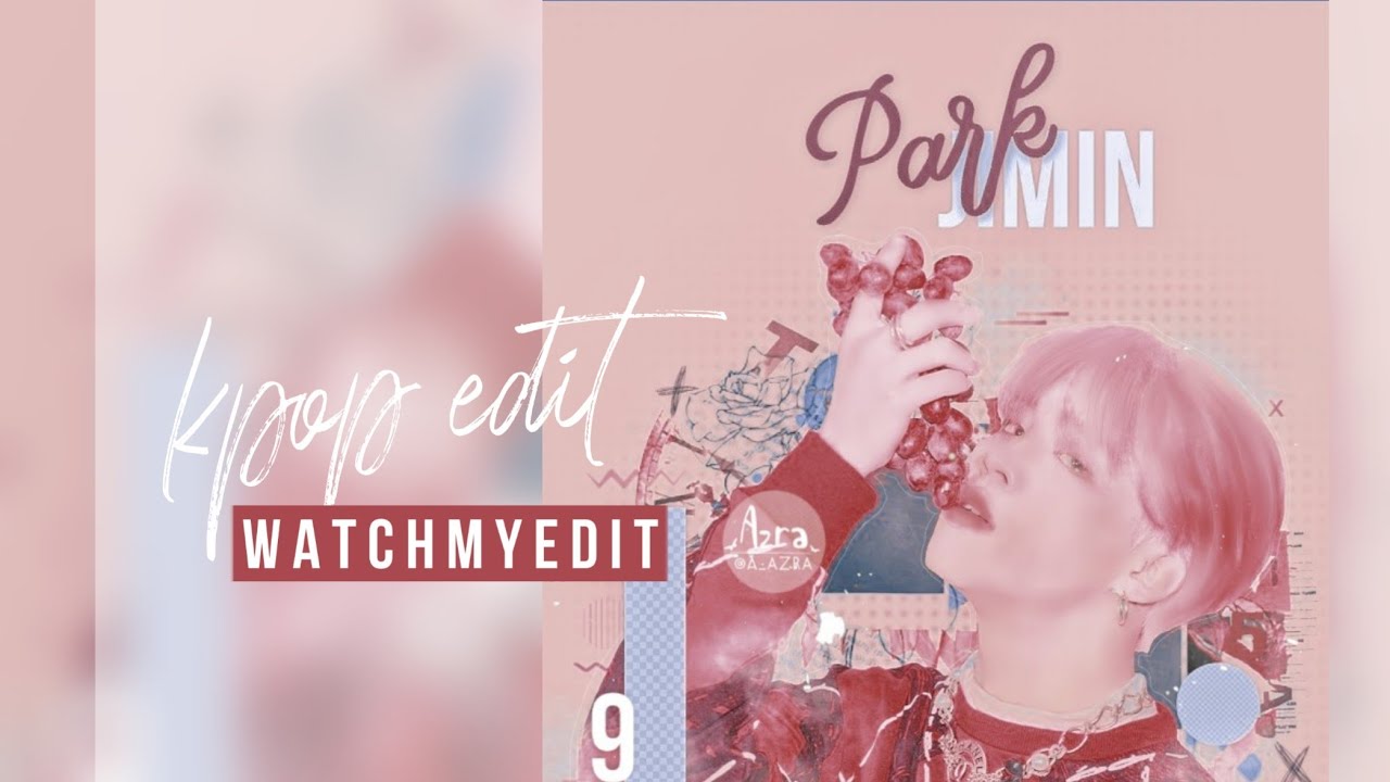 Jimin edit tutorial⑅kpop edit⑅picsartに☕- - YouTube
