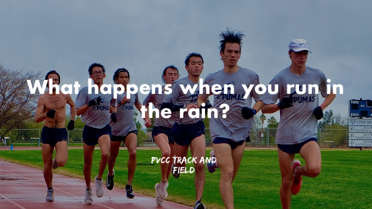 This is what happens when you run in the rain: PVCC Track! - YouTube