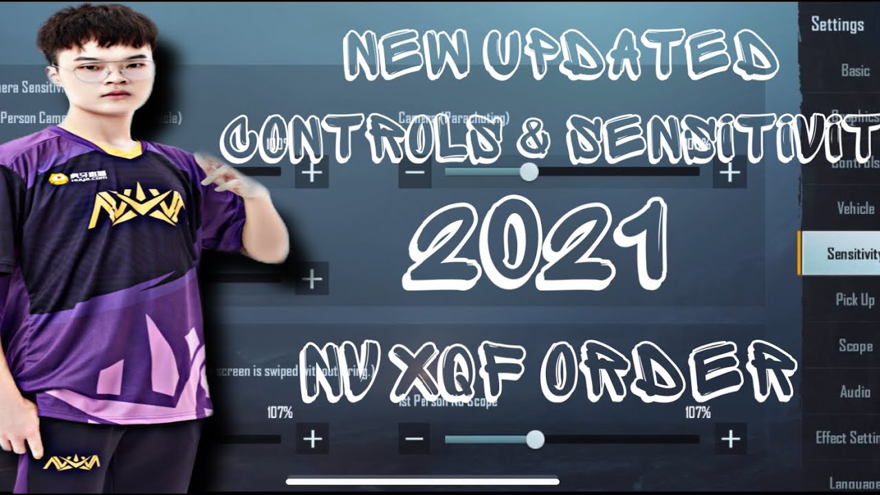 Nova XQF ORDER updated sensitivity & controls 2021 // PMGC 2020 champions - YouTube