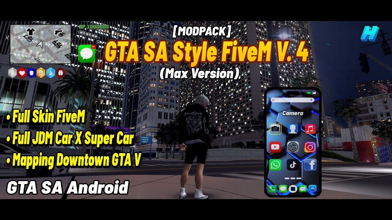 SHARE‼️MODPACK GTA SA STYLE FIVEM V.4 (MAX VERSION) | GTA SA ANDROID ...