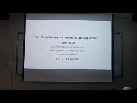 [AIRLAB@KHU 논문세미나] Fast Point Feature Histograms(FPFH) for 3D ...