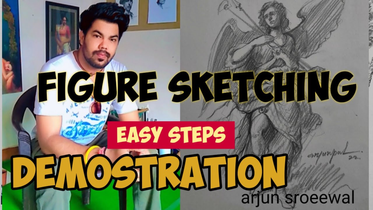figure sketching || pencil sketch || full Demostration || - YouTube