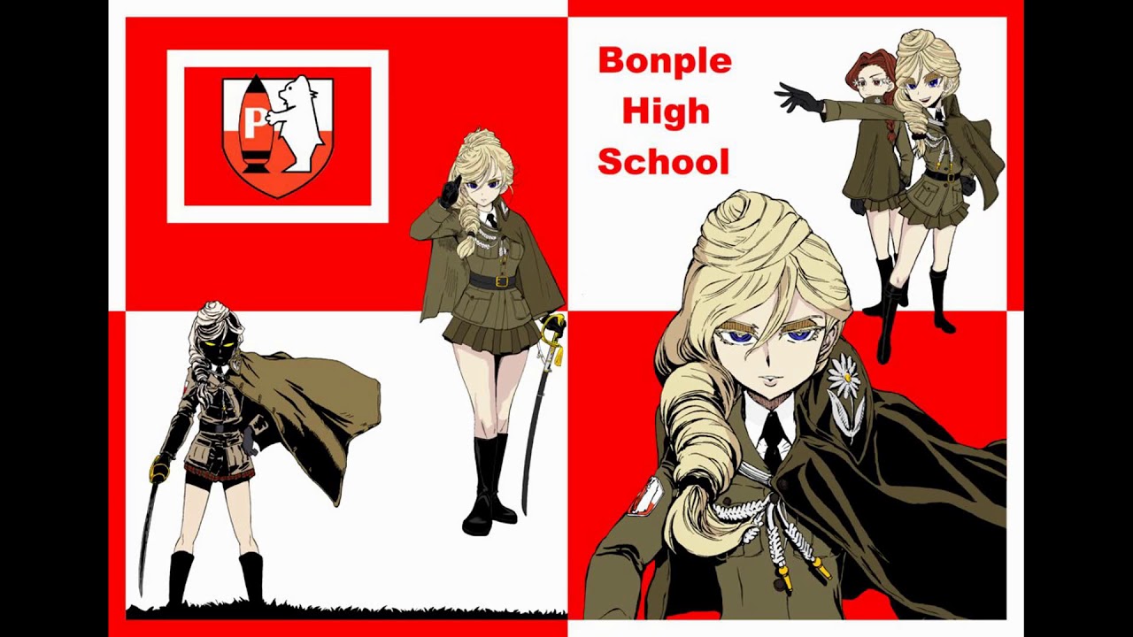 Girls Und Panzer Unofficial Song | Bonple High School | Instrumental ...