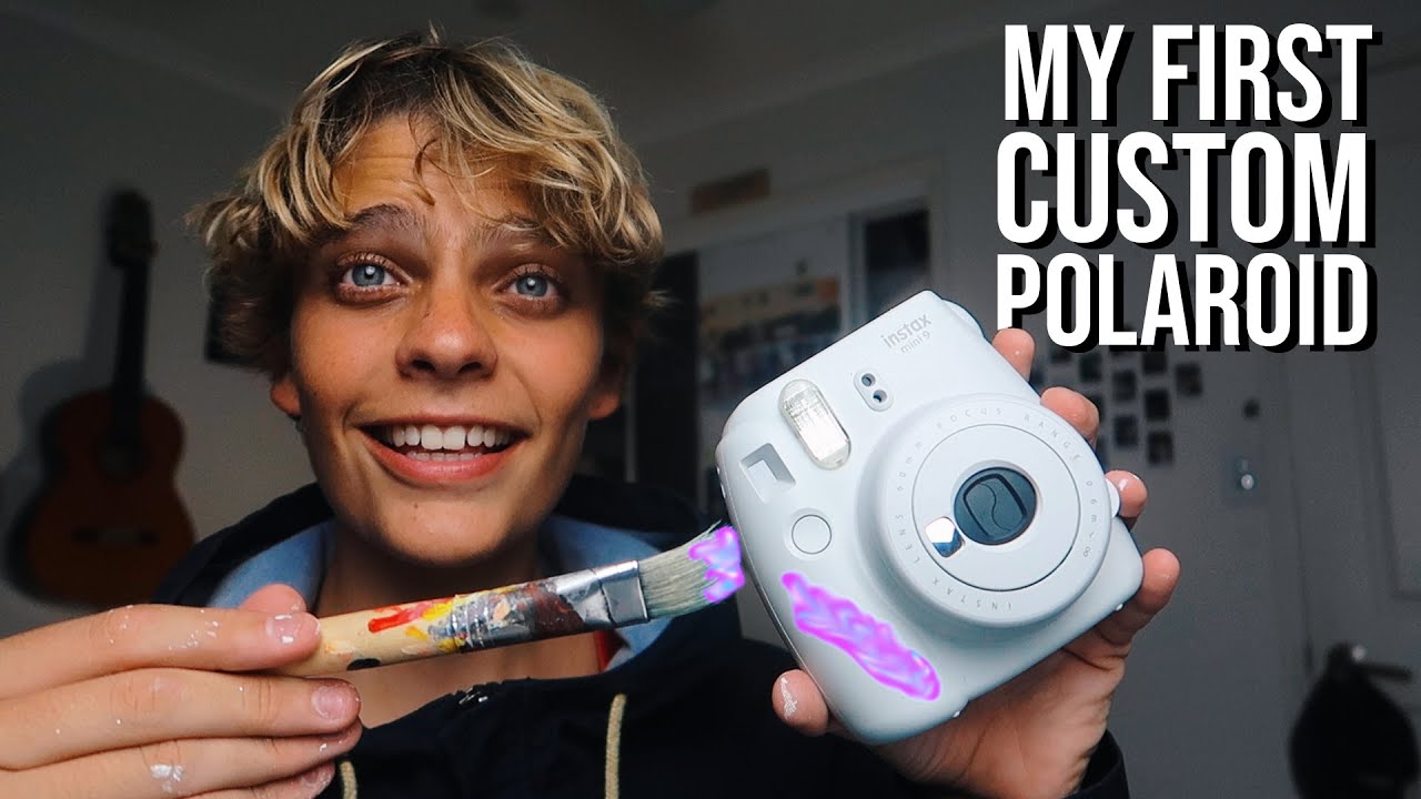 My First CUSTOM POLAROID CAMERA!!! - YouTube