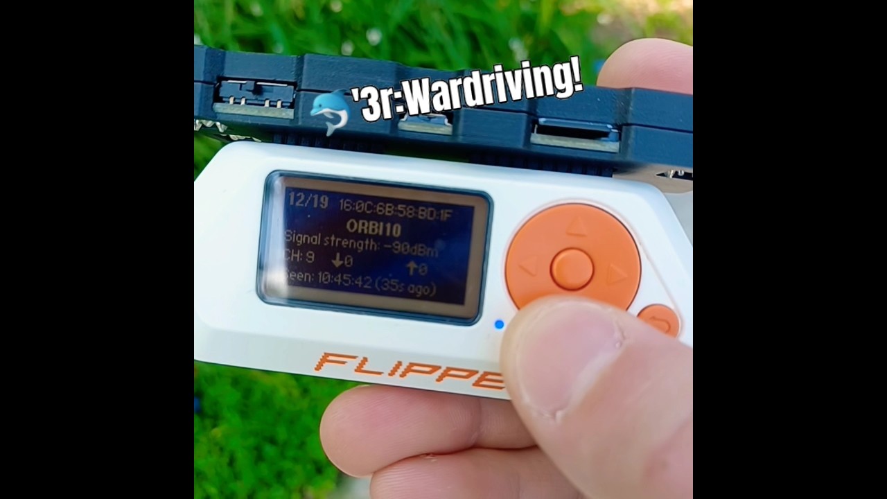 Wardriving example! #flipperzero #ethicalhacking #wiggle #cats - YouTube