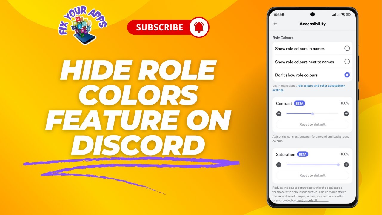 How to Hide Role Colors Feature on Discord - YouTube