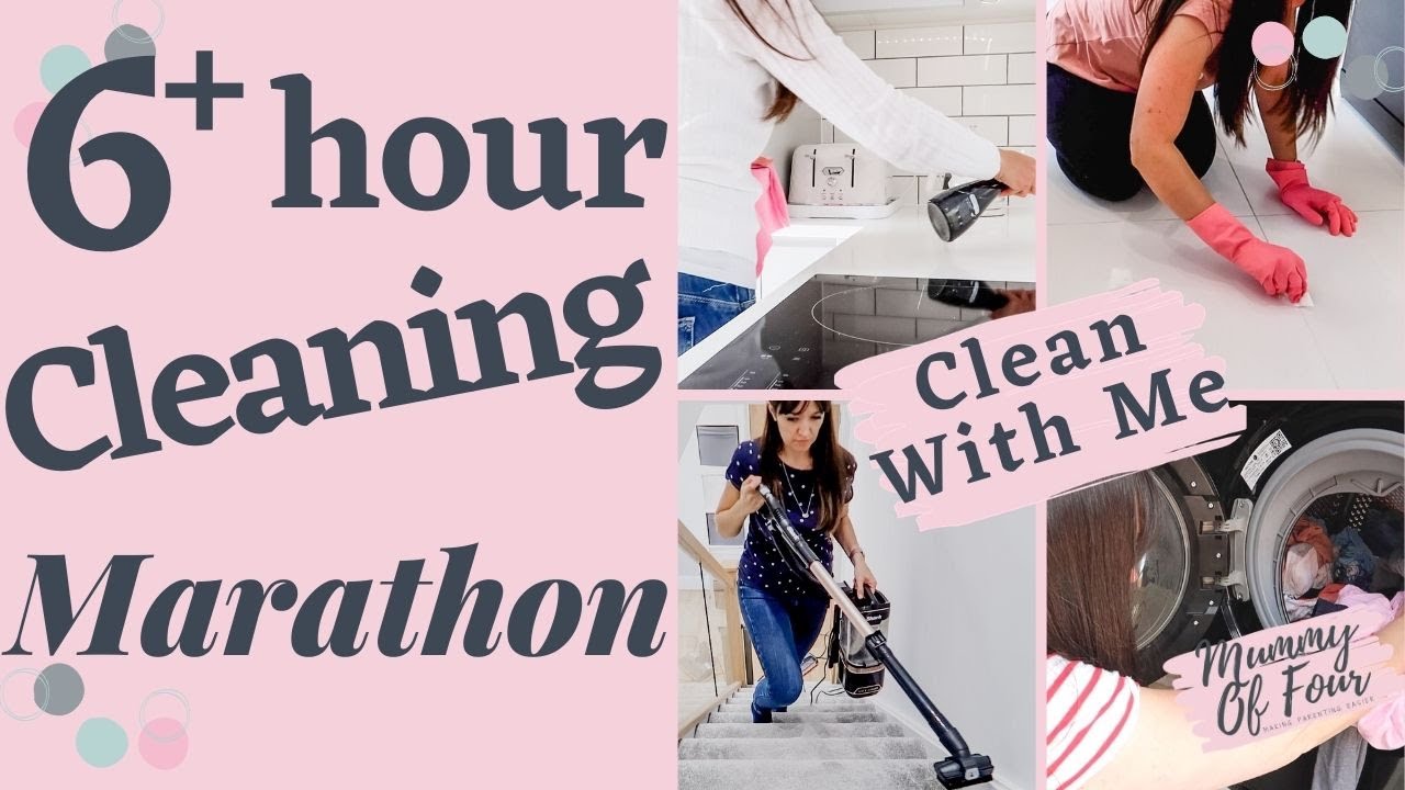 CLEANING MARATHON 2021 | OVER 6 HOUR SPEED CLEAN WITH ME CLEANING ...