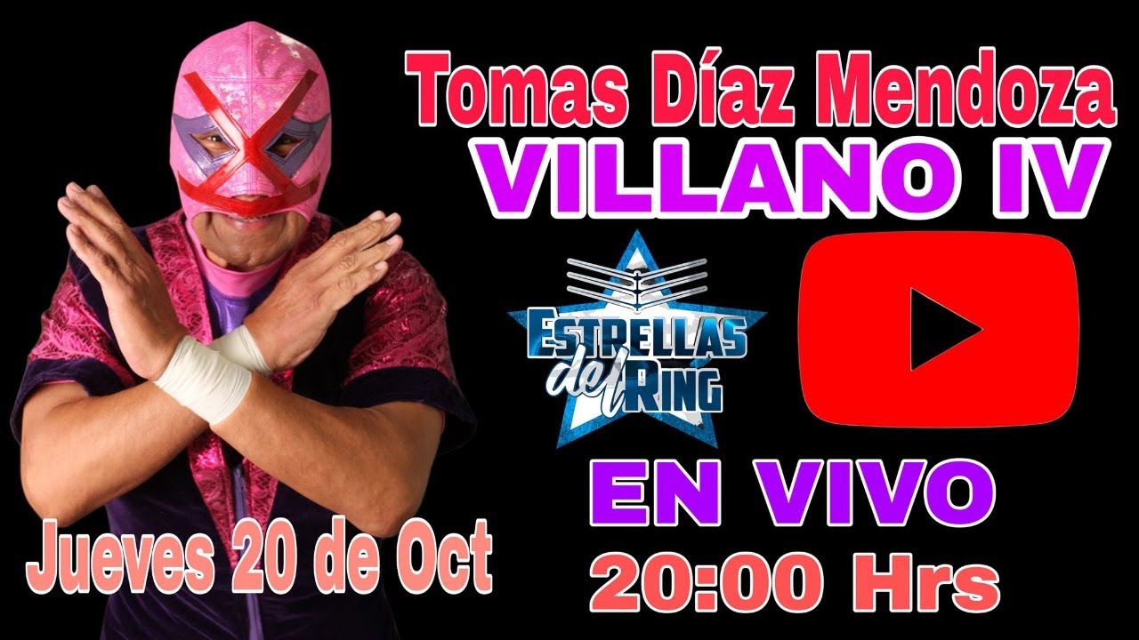 Tomas Diaz Mendoza EL VILLANO IV en la Mesa de las Estrellas del Ring INVITADO DE LUJO - YouTube