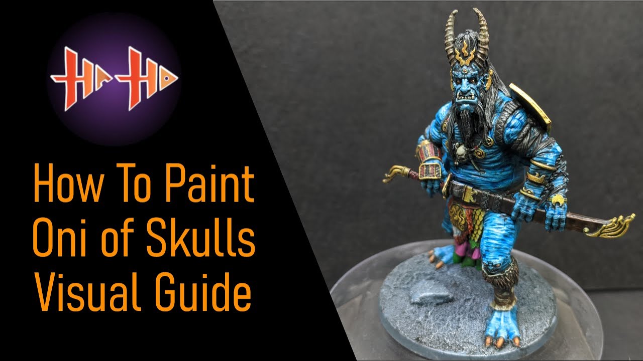 How to Paint Rising Sun : Oni of Skulls Visual Guide CMON Time Machine ...