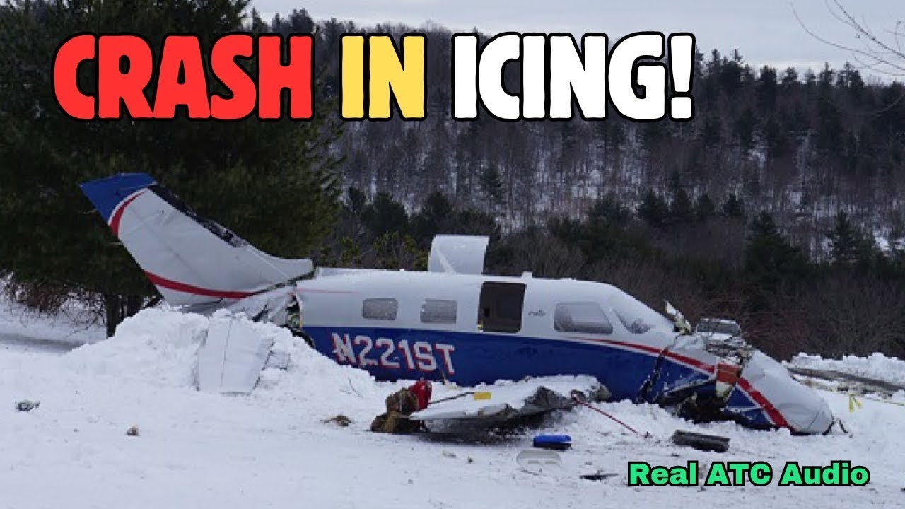 CRASH in icing conditions near Worcester Regional Airport! - YouTube