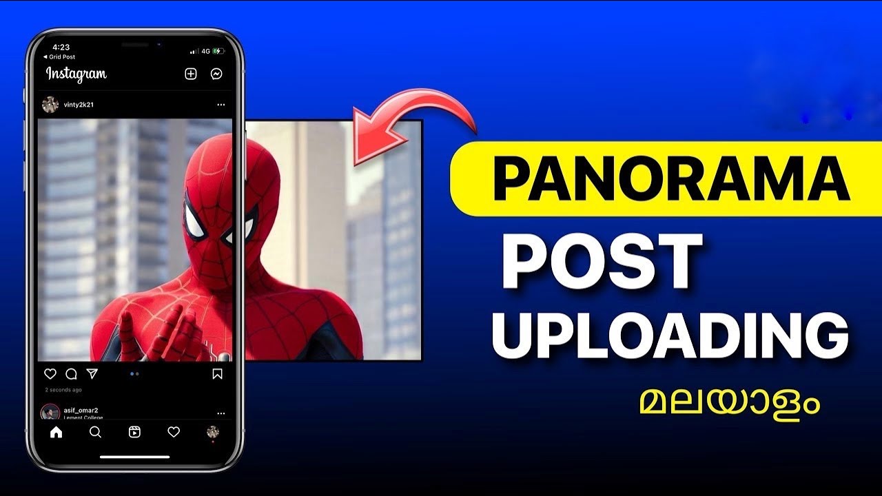 HOW TO UPLOAD PANORAMA POST ON INSTAGRAM | CREATE A SEAMLESS MULTI POST ...