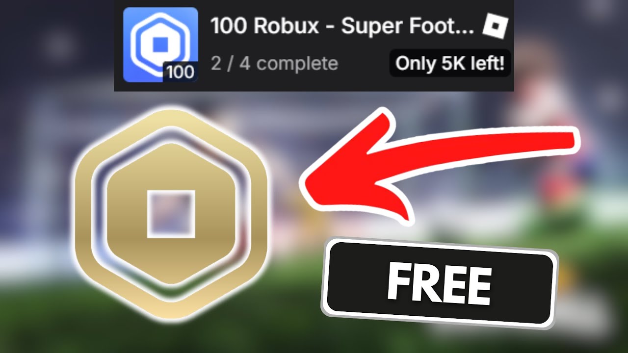 Free 100 ROBUX - Super Football (5k stock, medal.tv) - YouTube
