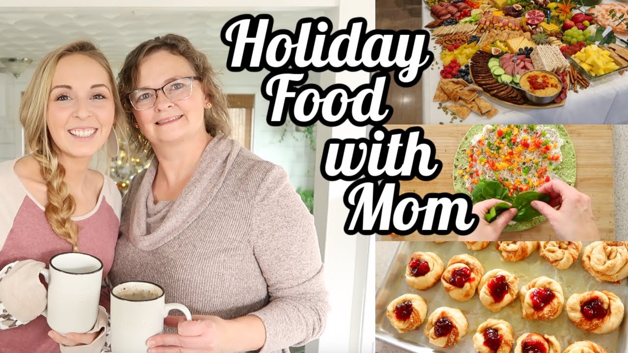 EASY Cook With Us | Holiday Food With Mom's Recipes | Easy Christmas ...
